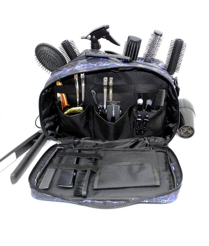 Hairdressing Bag Barber Bag in Blue Gloss – Kassaki Hair & Beauty