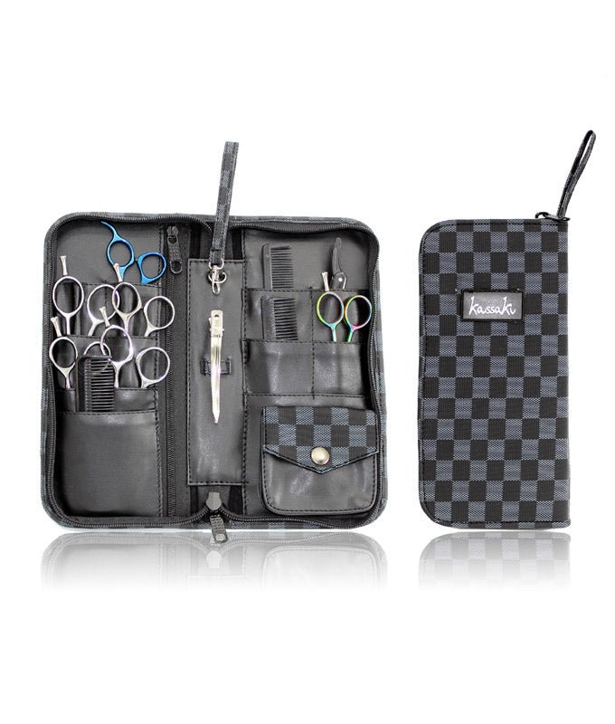 Kassaki Hairdressing Scissor Case - Silver Square – Kassaki Hair & Beauty