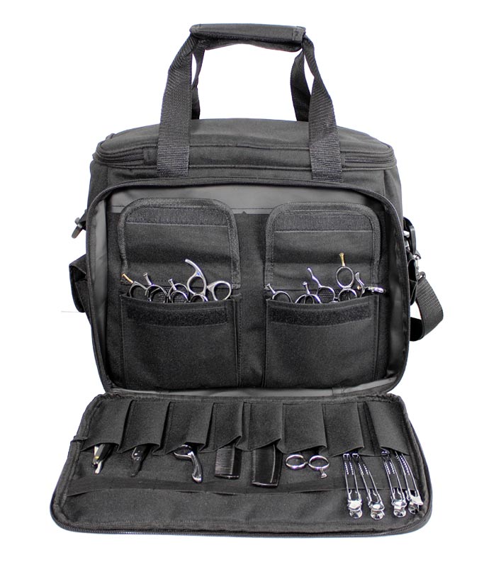Extra Large Hairdressing Barber Session Kit Bag in Black – Kassaki Hair ...