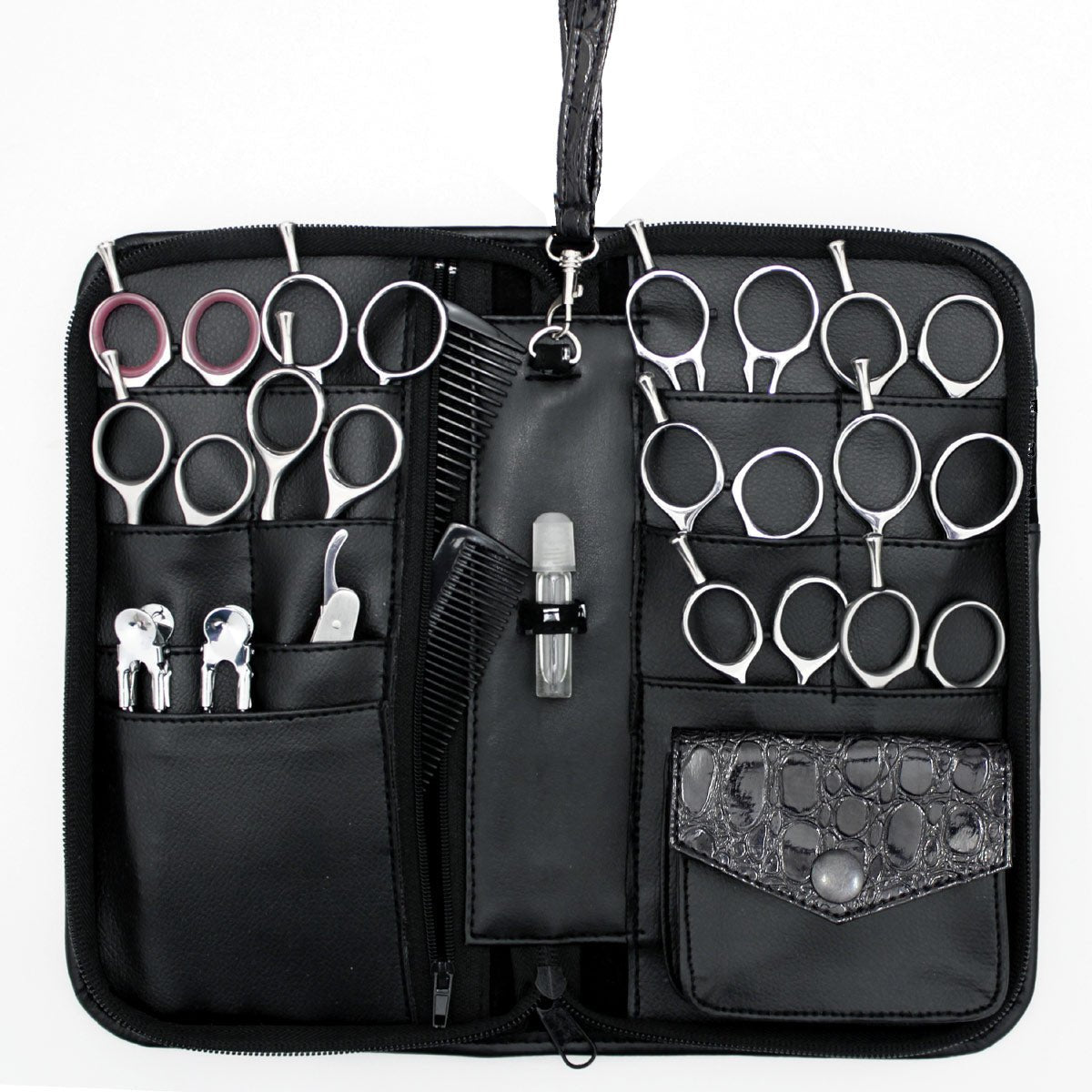 Kassaki Hairdressing Scissor Case -Black Croc – Kassaki Hair & Beauty